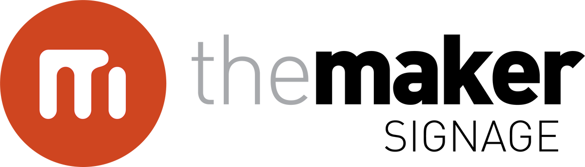 The Maker Signage